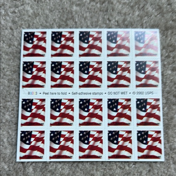 USPS | Design | 202 Usps American Flag Stamps | Poshmark